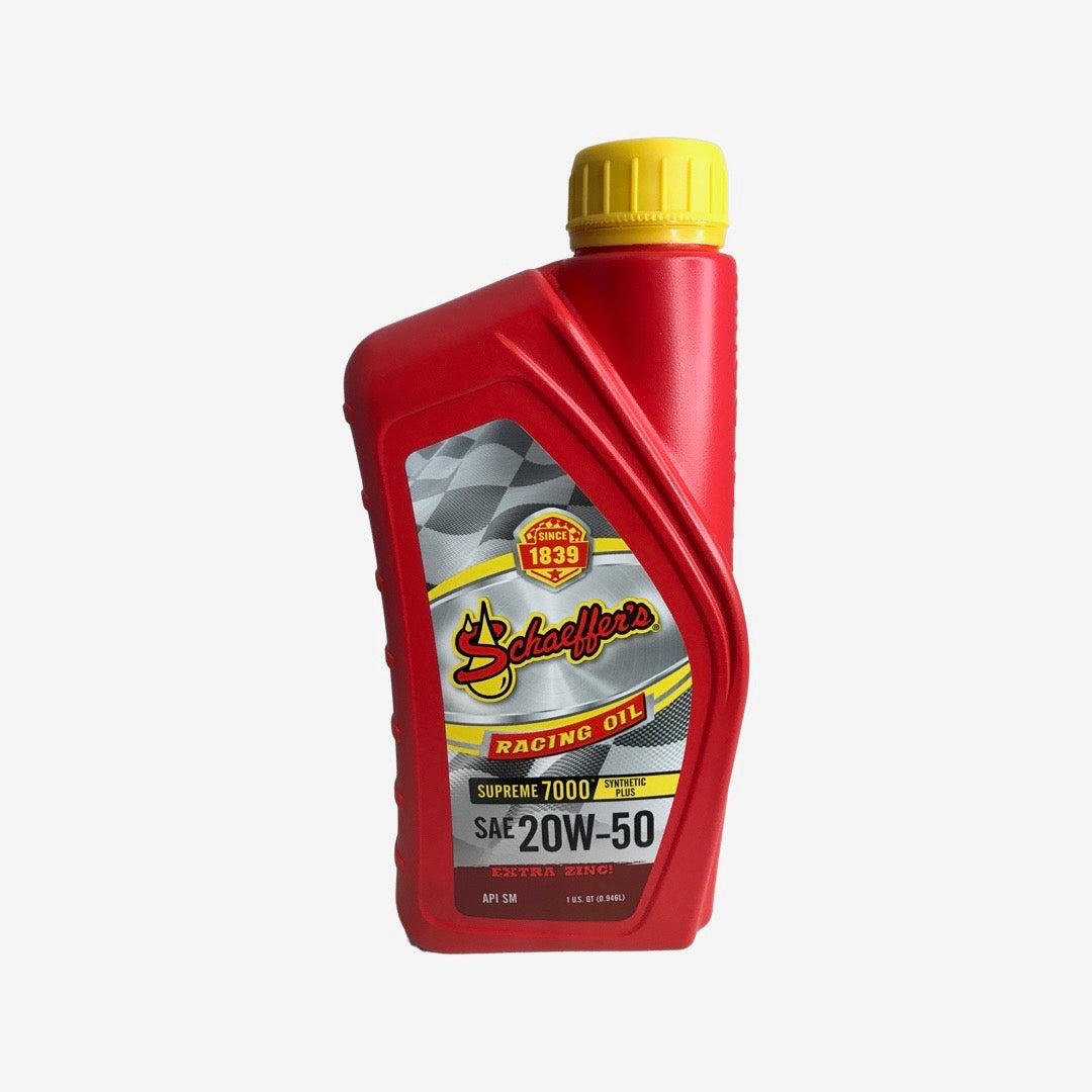 Schaeffer's 705 Supreme 7000™ Synthetic Plus Racing Oil 20W-50 - 1 qt ...
