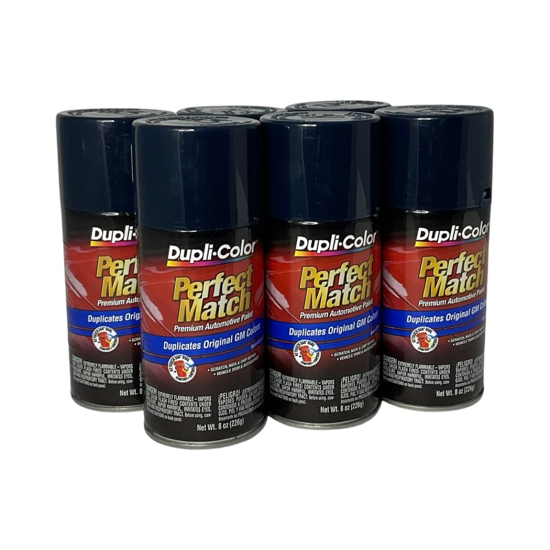 Dupli-Color BGM0541 - 6 Pack Dark Blue Perfect Match Automotive Spray ...