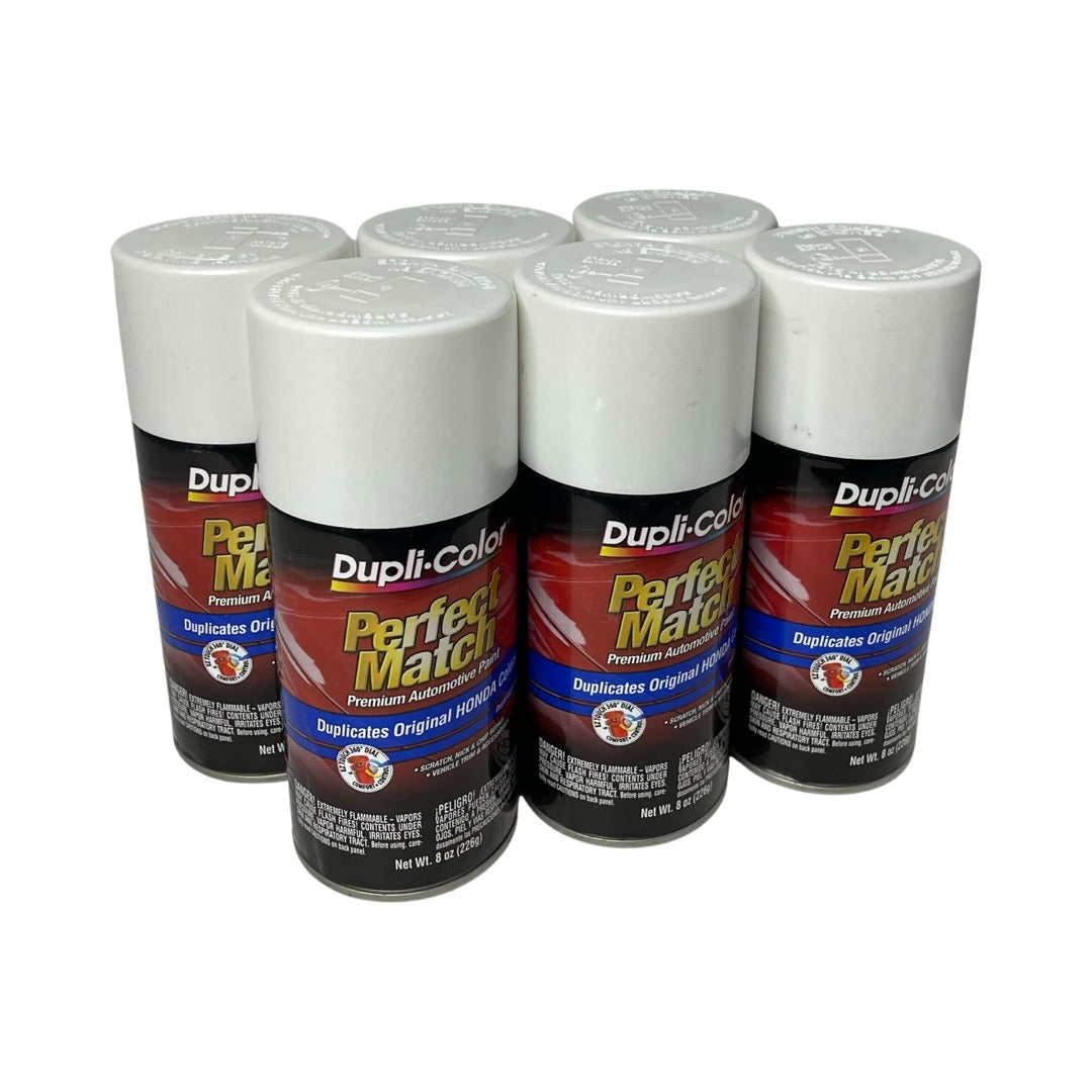 Dupli-Color BHA0994 - 6 Pack Honda White Diamond Perfect Match Automot ...