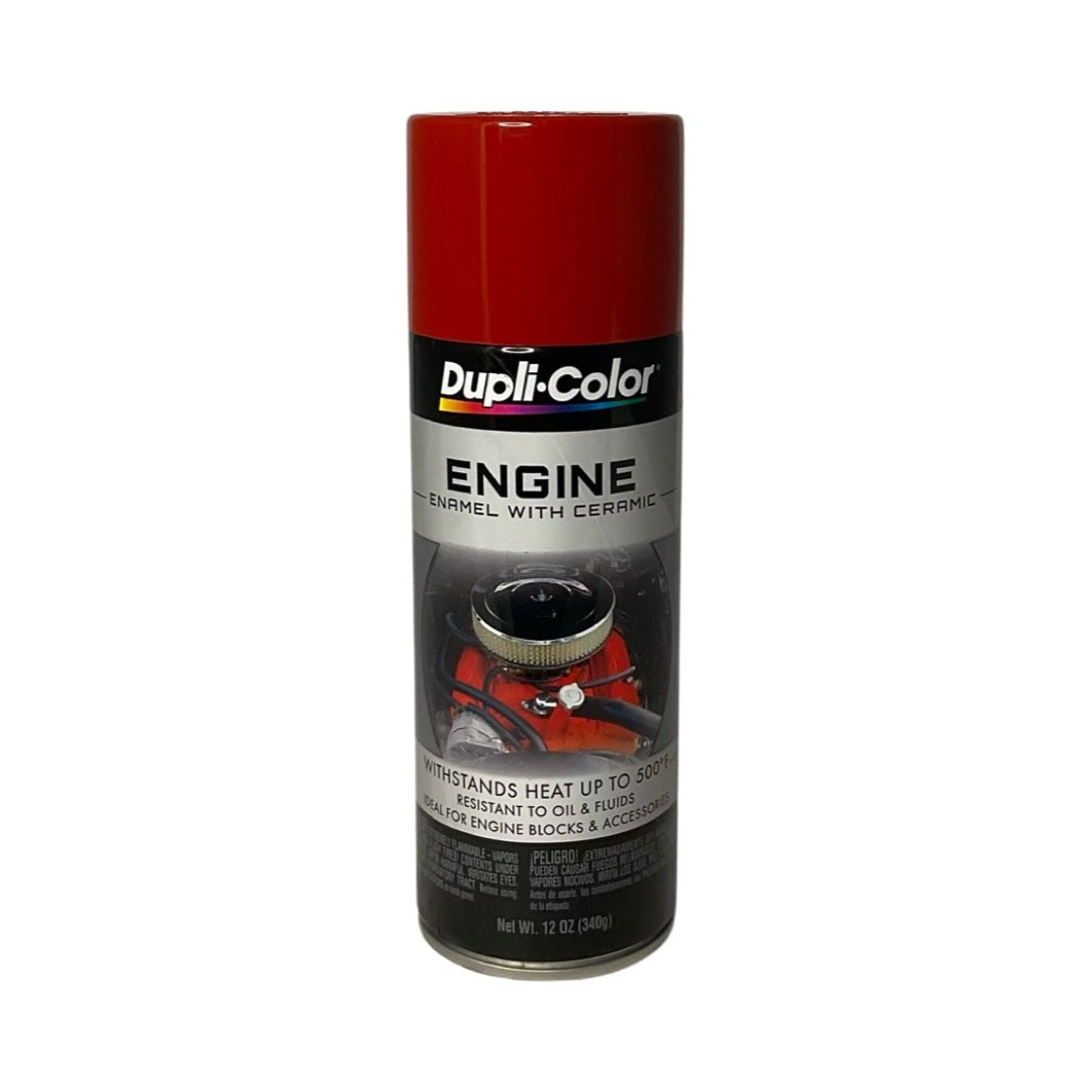 Duplicolor DE1605 Ford Red Engine Enamel Paint With Ceramic - 12 oz ...