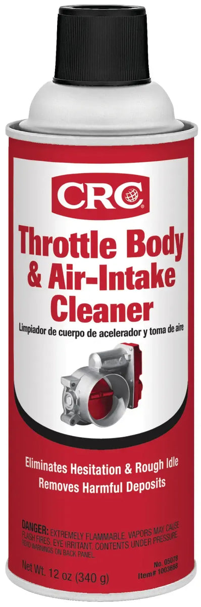 CRC 05078 Throttle Body & Air-Intake Cleaner - 12 oz – Heintz Sales