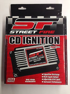 MSD 5520 StreetFire CDI Multi Spark Ignition w/ Rev Limiter-Capacitive ...