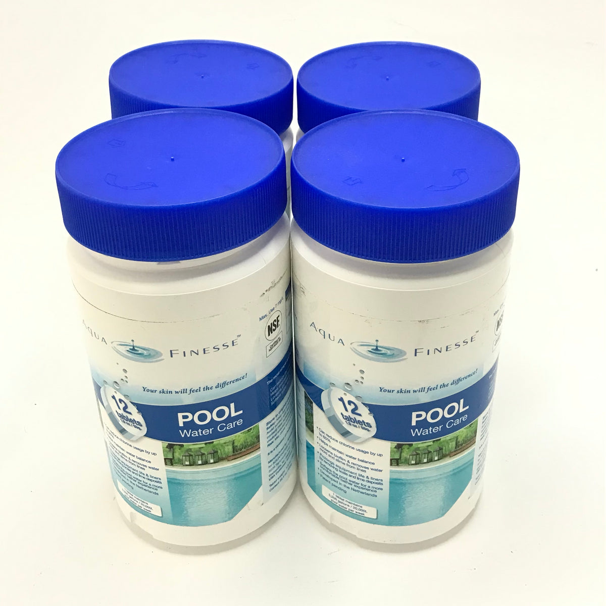 AquaFinesse Pool Water Care Tablets - Loosens Biofilm - Reduce Chlorin ...