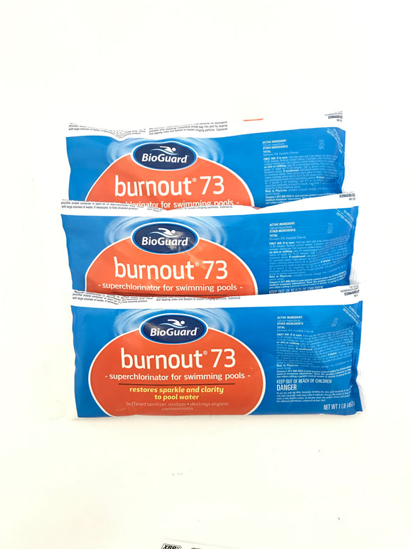 BioGuard 22860 BURNOUT 73-3 PACK Superchlorinator for swimming pools ...
