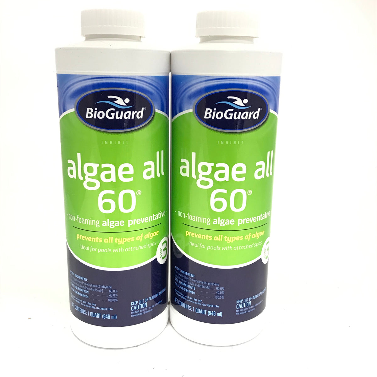 BioGuard-23060 Algae All 60-2 PACK - Non-Foaming Algae Preventative ...