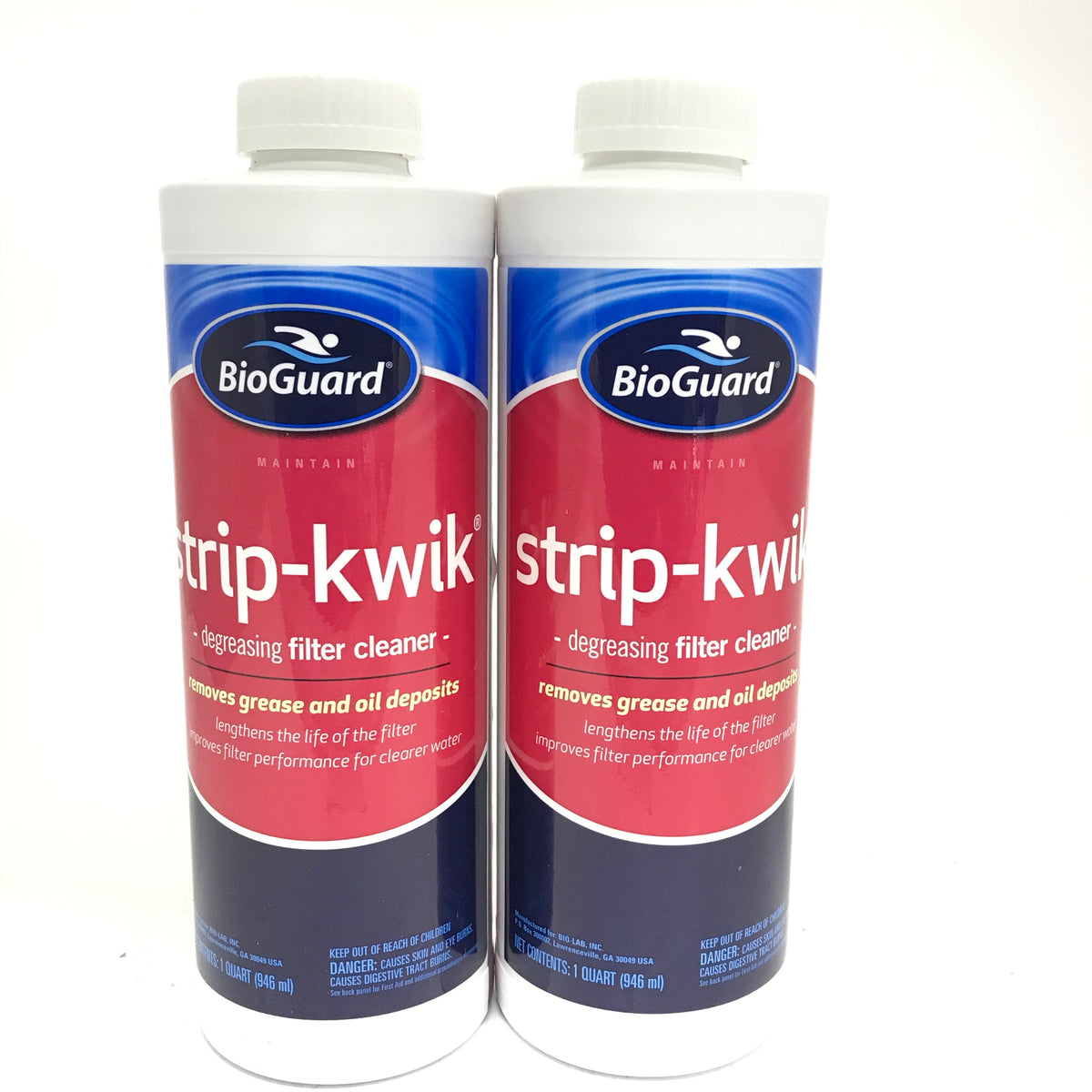 BioGuard-23756 Strip-Kwik Degreasing Filter Cleaner-2 PACK - 2 Quarts ...