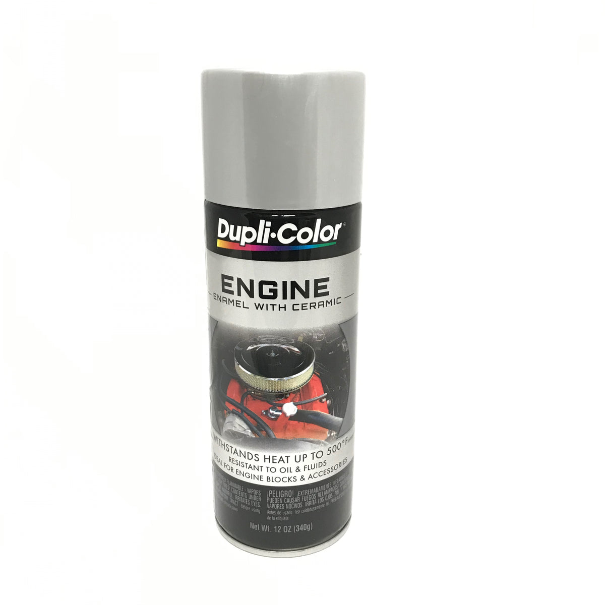 Duplicolor DE1615 Engine Enamel Paint with Ceramic Aluminum Color - 12 ...