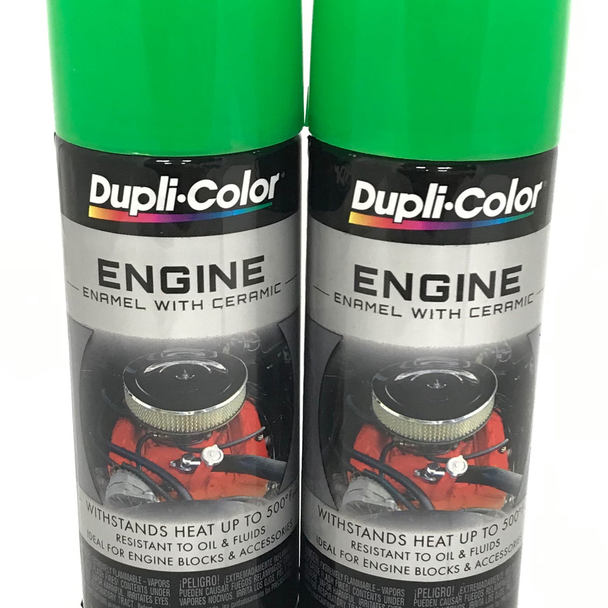 Duplicolor DE1641-2 PACK Engine Enamel with Ceramic Grabber Green colo ...