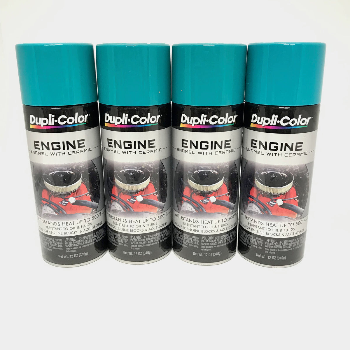 Duplicolor DE1643-4 Pack Engine Enamel Paint with Ceramic Torque & Tea ...