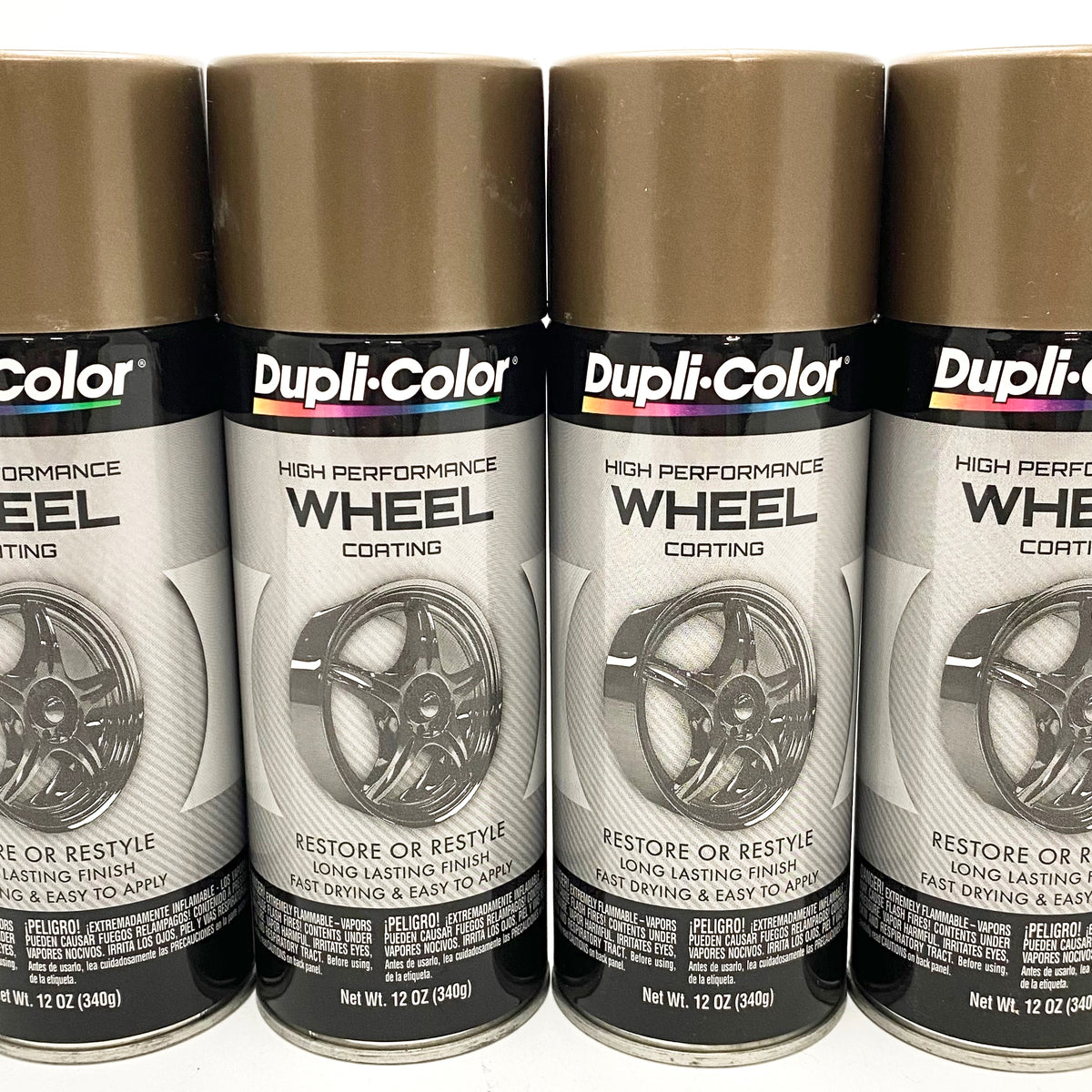Duplicolor HWP105 - 4 Pack Wheel Coating Spray Paint Bronze - 12 oz ...