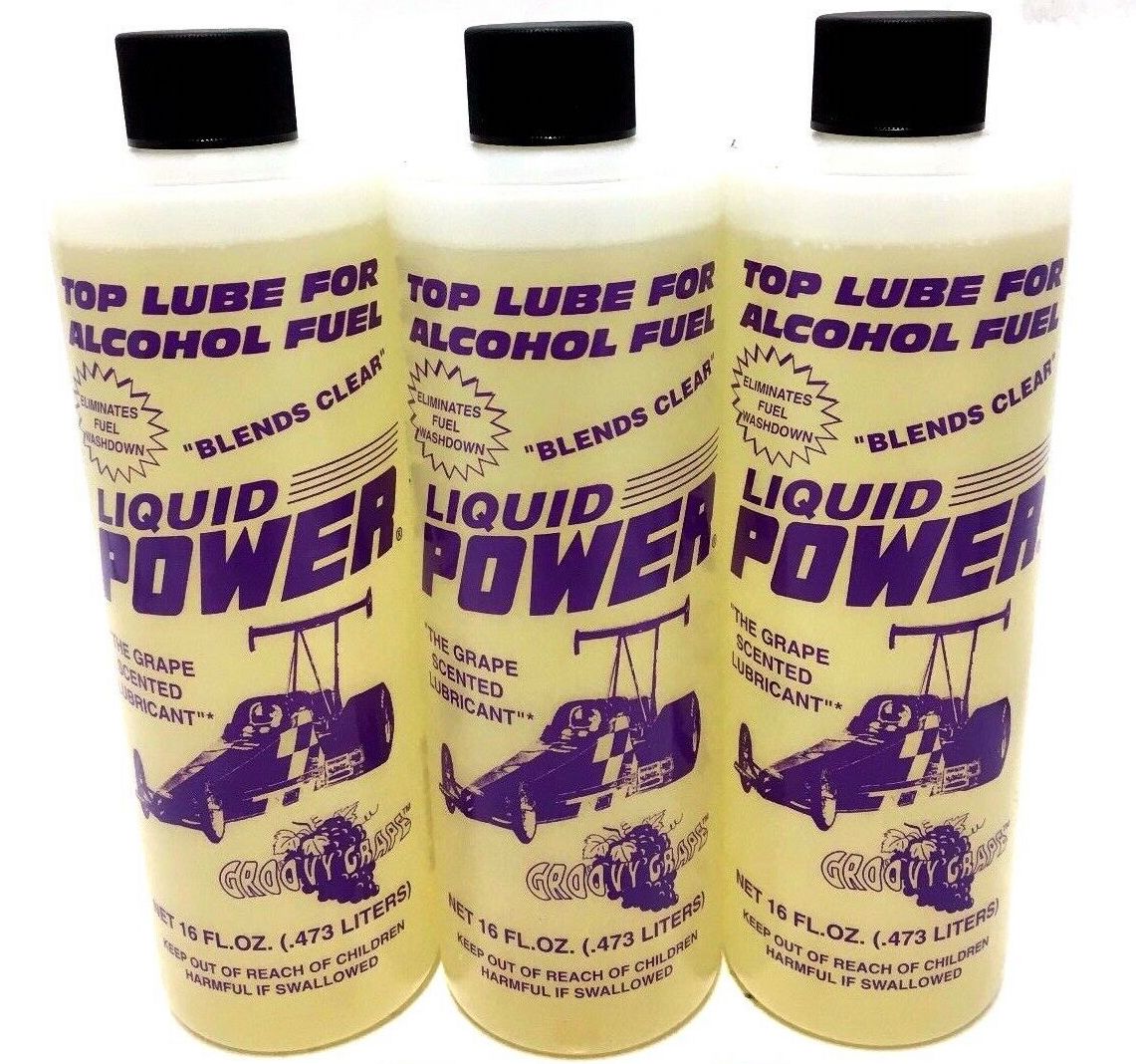 PowerPlus GRAPE Scented Lubricants Alcohol Top Lube 16oz-Liquid Power ...