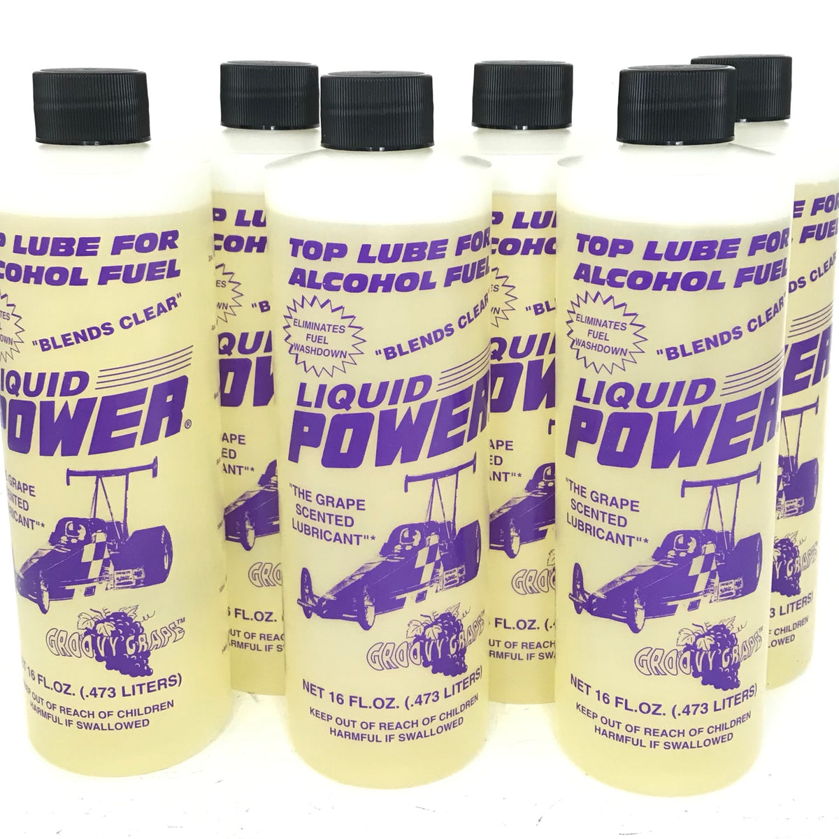 PowerPlus GRAPE Scented Lubricants Alcohol Top Lube 16oz-Liquid Power ...