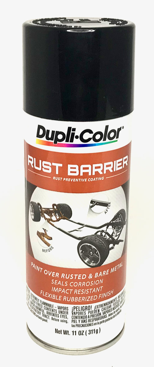 Duplicolor RBA101 Rust Barrier Gloss Black Paint Rust Preventive Coati ...