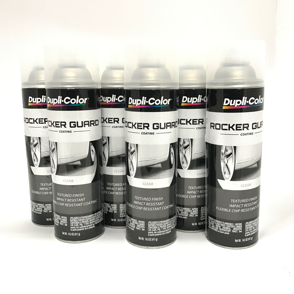 Duplicolor RGA100-6 PACK CLEAR Rocker Guard Coating Impact Resistant ...