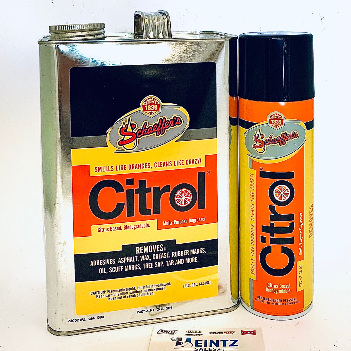 Schaeffer's Citrol 266-1 gallon & 16oz Aerosol Multi-purpose Degreaser ...