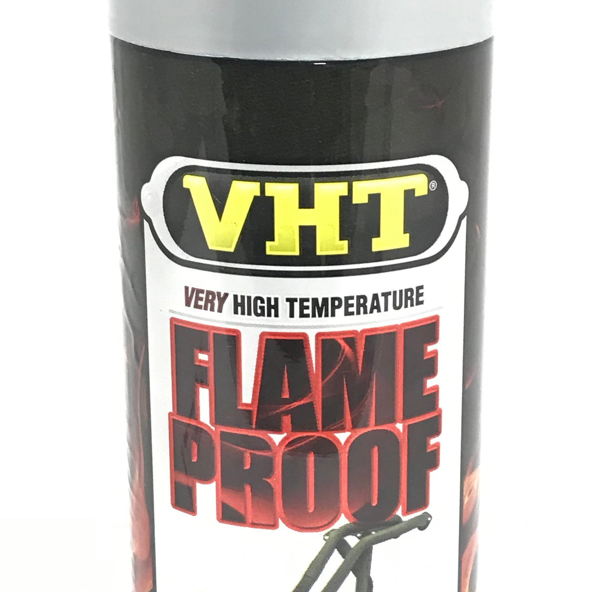 VHT SP106 FLAT SILVER High Temperature Flame Proof Header Paint - 11 o ...