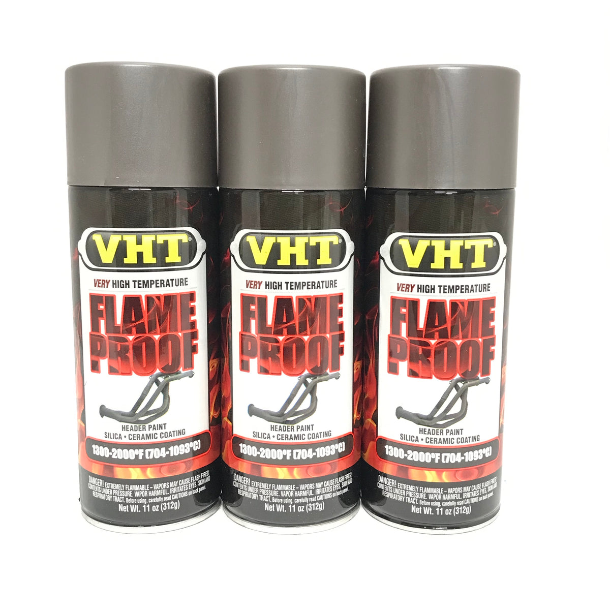 VHT SP998-3 PACK CAST IRON High Temperature Flame Proof Header Paint ...